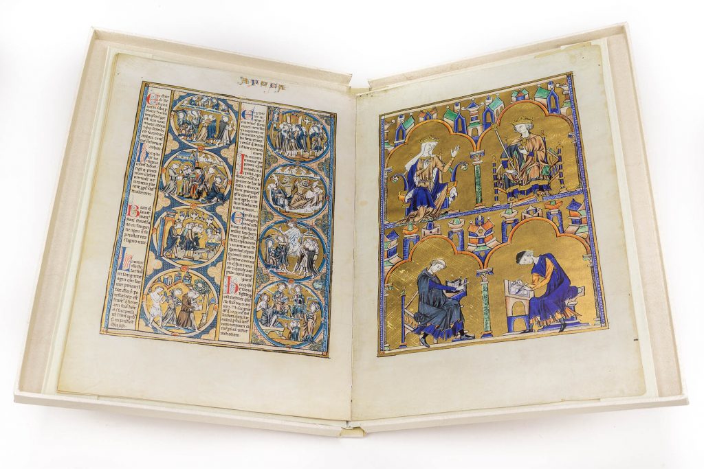 Manuscript of Bible of St. Louis and Its Facsimile Editions