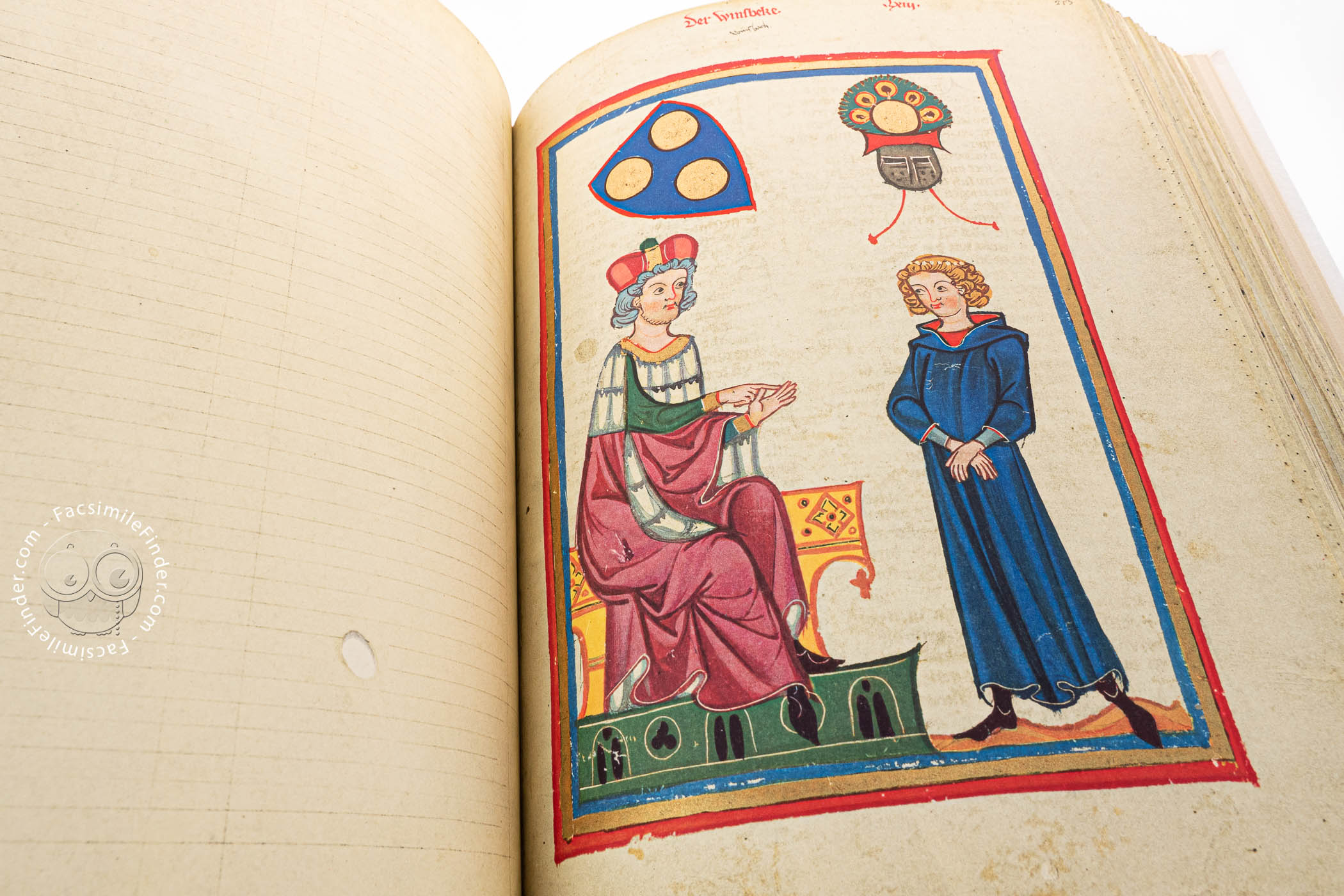 Codex Manesse, Heidelberg, Universitätsbibliothek Heidelberg, Cod. Pal ...