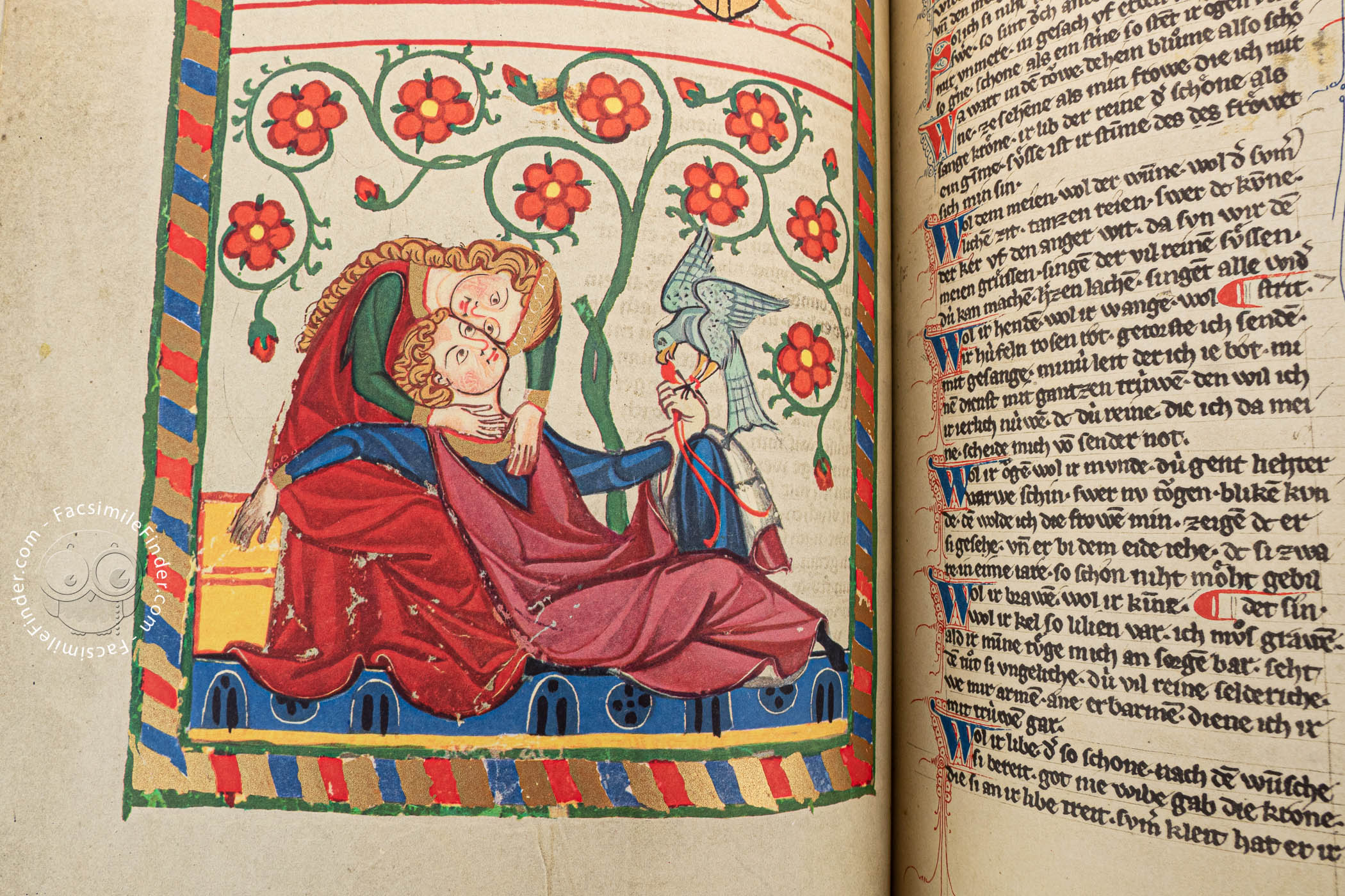 Codex Manesse, Heidelberg, Universitätsbibliothek Heidelberg, Cod. Pal ...