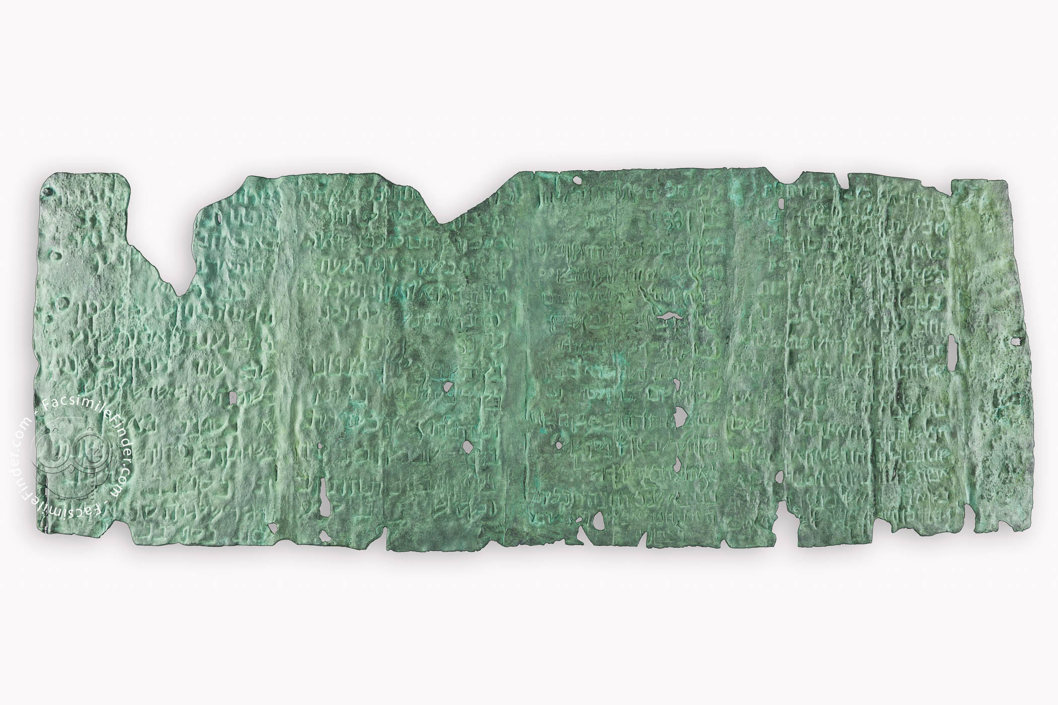 Dead Sea Copper Scroll, Fragment 3Q15 - The Jordan Museum (Amman ...